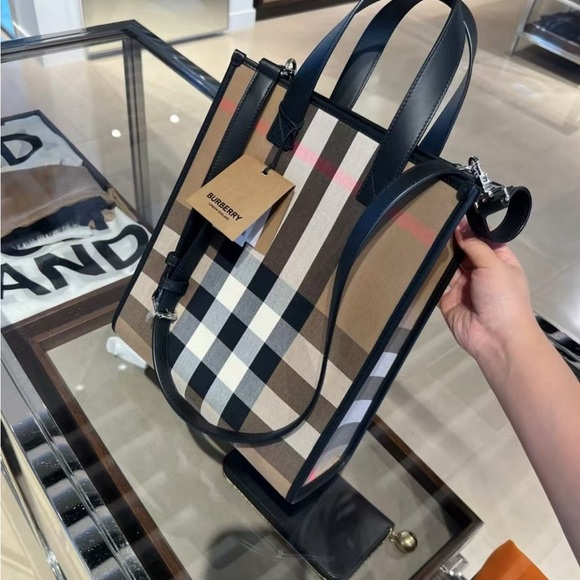 Burberry | Bags | Burberry Small Tote With Box | Poshmark